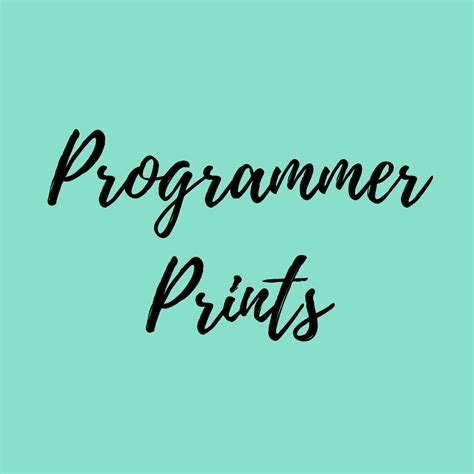 Programmer Prints