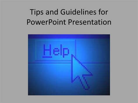 Powepoint Tips Ppt