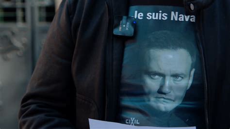 ТВ Алсат М Протест пред руската Амбасада во Скопје по смртта на Навални Civilmedia