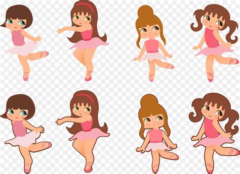 矢量手绘跳舞的女孩png图片素材下载图片编号9949364 Png素材网