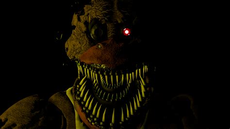 Nightmare Chica Teaser Without Text And Cupcake By Superstuhd On Deviantart