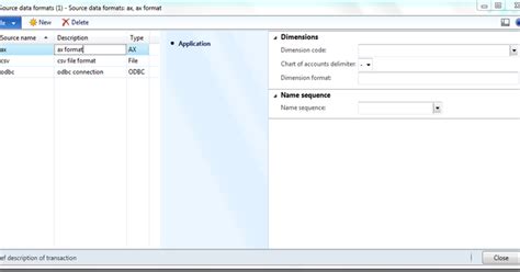Data Importexport Frameworkdata Format