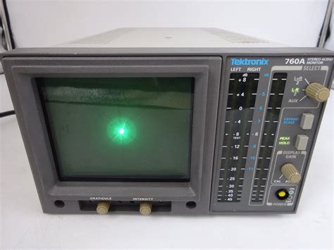 Yahoo オークション Tektronix ステレオオーディオモニター 760a ジ