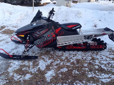2014 Rmk Assault 800 155 Graphite Red Snowcheck Colors 5 1 Track No Miles Brand New Snowest