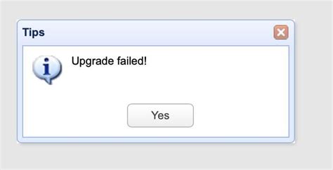 Tips Upgrade Failed Rtechnope