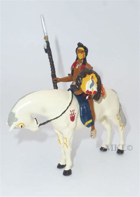 Ind06 Mounted Indian Brave