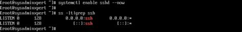 how to enable ssh service on rocky linux 8 or centos 8 sysadminxpert