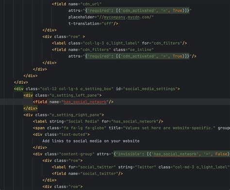 Unresolved Field References In Website Config Setting Issue 160