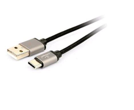 CABLEXPERT USB 2 0 AM na Type C kabel AM CM 1 8m opletený černý blister CCB mUSB2B AMCM 6