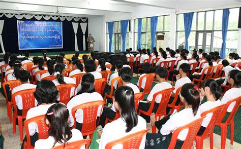 အားကစားနှင့်ကာယပညာသိပ္ပံ ရန်ကုန် ၌ အမျိုးသမီးလူငယ်များအတွက် လူငယ်ရေးရာ အသိပညာပေး ဟောပြောပွဲကျင