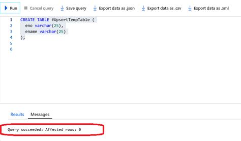 Unable To Access The Temp Tables In Azure Sql Database Stack Overflow