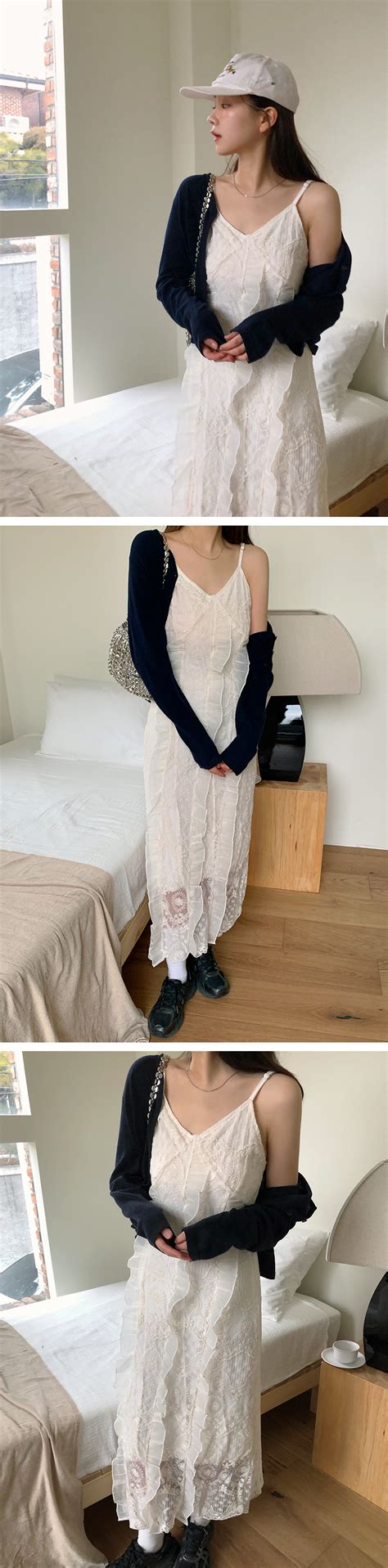 빈티지 레이스슬리브리스원피스