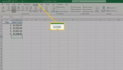 Excel Sum And Offset Formula