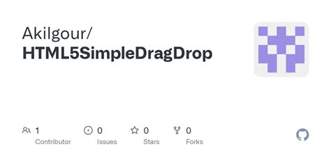 Github Akilgourhtml5simpledragdrop