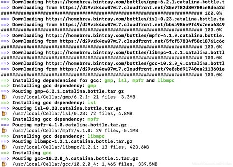 Mac便捷安装gcc （包括使用国内源安装homebrew方法）macgcc如何安装 Csdn博客