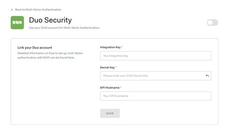 Configure Cisco Duo Security For Mfa