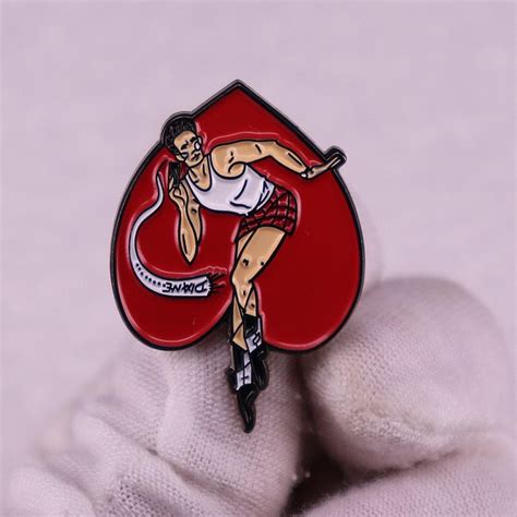 Twin Peaks Diane Sweetheart Enamel Pin Distinct Pins