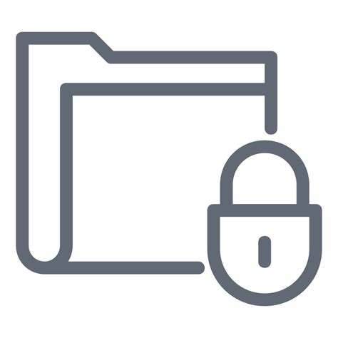 Data Safety Folder Folder Security Locked Folder Protected Document Icon Download On