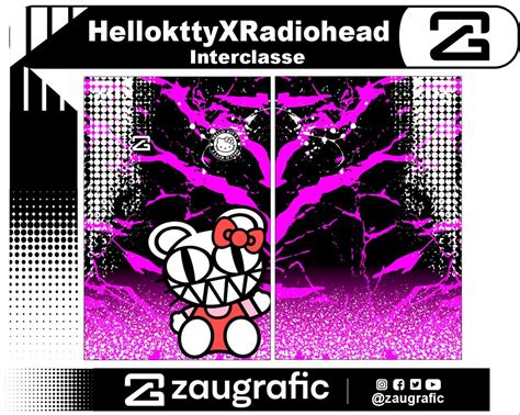 Hello Kitty X Radiohead Interclasse Zaugrafic