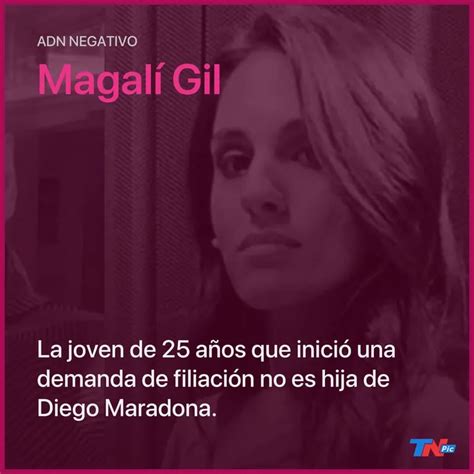 Magalí Gil La Supuesta Hija De Diego Maradona Se Hizo Un Adn Y Ya Se