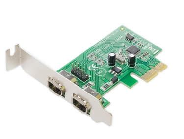 Low Profile PCI Express 2 Ports IEEE 1394A Firewire Card With Header Tradekorea