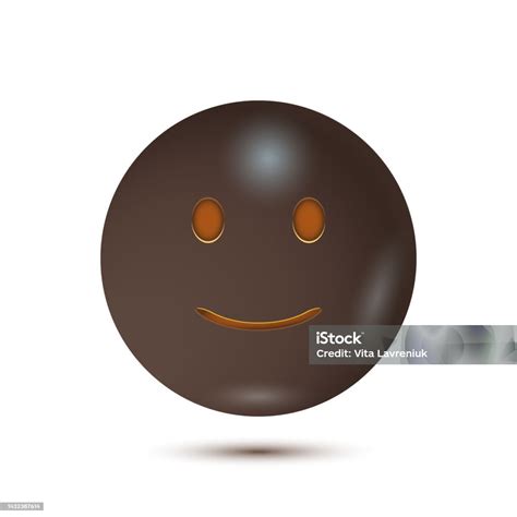 약간 웃는 얼굴 아이러니한 미소 미소 뒤의 고통 벡터 일러스트레이션 웃는 이모티콘 캐릭터 디자인 고립 된 3d 이모티콘 캐릭터 디자인 컬렉션 인터페이스용 3차원 형태에 대한