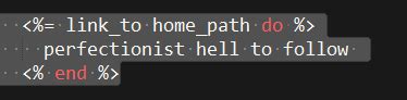 Html Correct Indentation For The Closing Tag In Erb Rails Stack Overflow