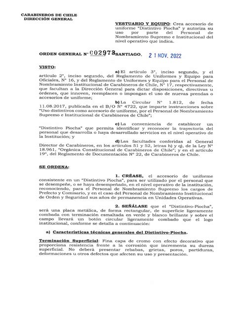 Og 2973 Uso Piocha 20 Años Pdf