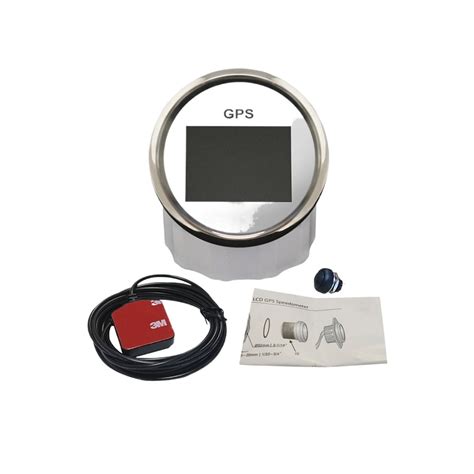 52mm Digital Gps Speedometer 0 999 Over Speed Buzzer Trip Meter