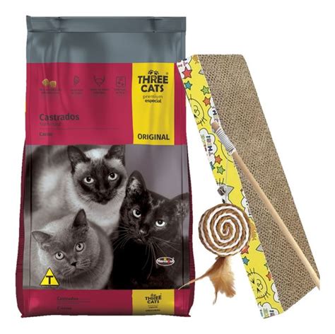 Three Cats Premium Gato Castrado 101 Kg Mundo Mascota