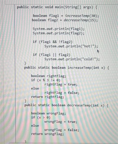 Solved Public Static Void Mainstring Args Boolean