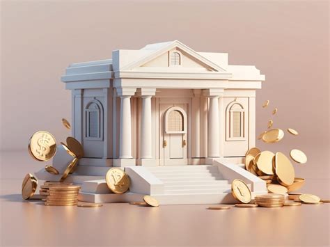 Premium Ai Image Efficient Banking 3d Minimal Bank Deposit And Withdrawal Transactions Design 4
