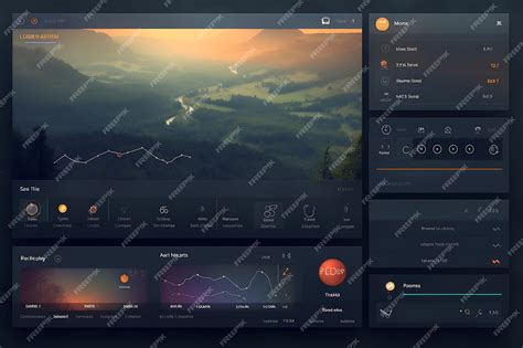 Basic System Management Ui Elements Kit Premium Ai Generated Image