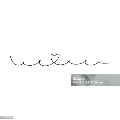 손으로 그린 하트 기호 구분선 테두리 프레임 아이콘 사랑 로맨틱 트렌디 한 낙서 아트 장식 배경 요소 귀여운에 대한 스톡 벡터