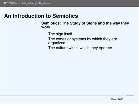Ppt Exploring Visual Semiotics Language Of Images Powerpoint