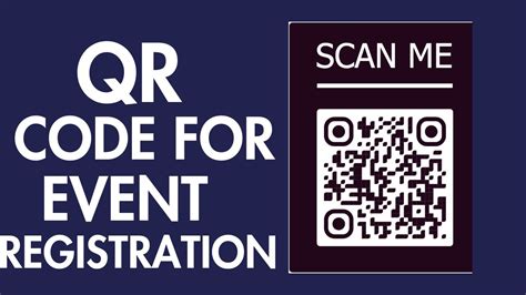 How To Create Qr Code For Event Registration Youtube