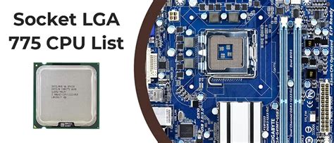 Lga 775 Socket Complete Cpu List Incude Xeon Processors