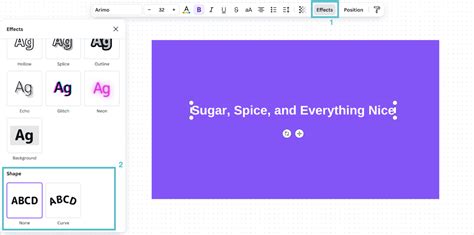 How To Curve Text In Canva Clickup