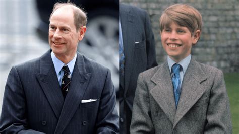 Prince Edward Young Photos Duke Of Edinburgh Now Vs Then