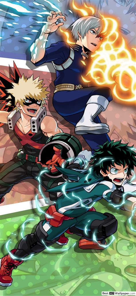 Bakugou Todoroki Midoriya Wallpapers Wallpaper Cave