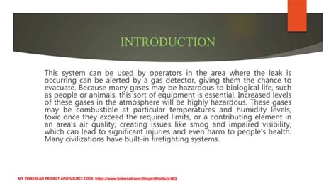 gas detection alarm system using arduino ppt
