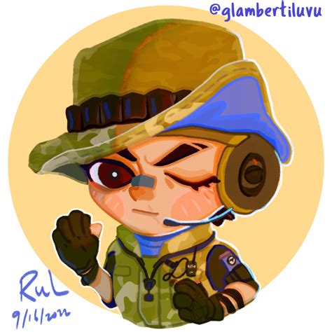 Drew The New R6s Operator Grim As A Chibi Today R Rainbow6