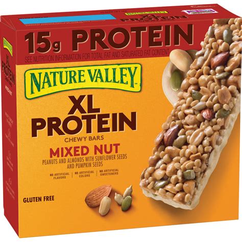 Nature Valley XL Protein Chewy Bars Mixed Nut Reviews 2019
