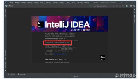 怎样查看jetbrains软件是否激活完成？ 软件sos