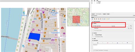 Print Composer Use QGIS Geometry Generator To Expand Overview Map Frame Geographic
