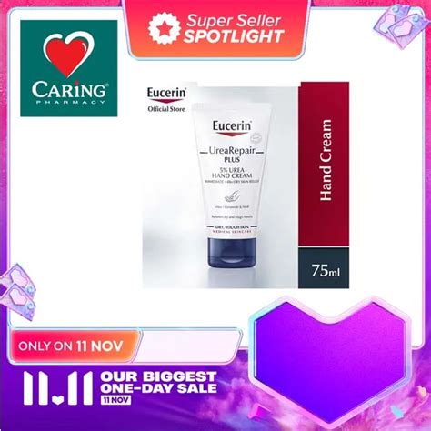 Eucerin 5 Urea Hand Cream 75ml Lazada