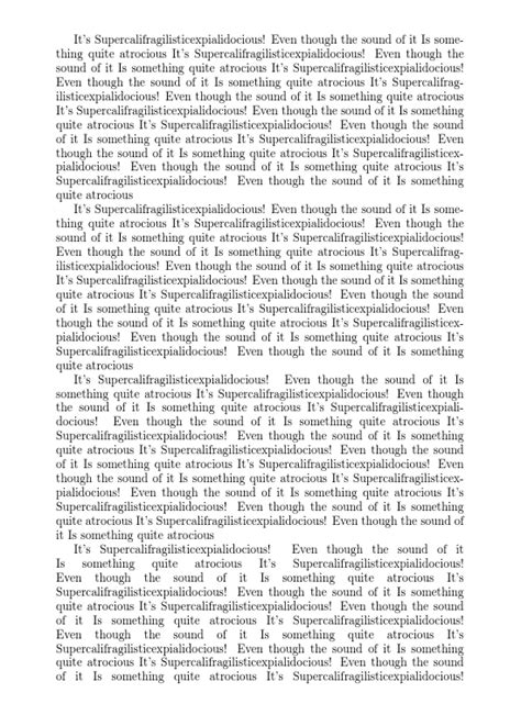Spacing How To Replace Hyphenation With Variable Space Size Tex