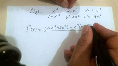 Calculo Diferencial Derivada De Una Division 61 Youtube