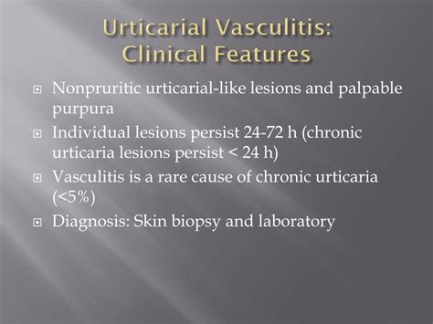 Ppt Cutaneous And Urticarial Vasculitis Powerpoint Presentation Free