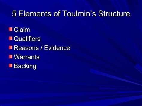 structuring arguments ppt